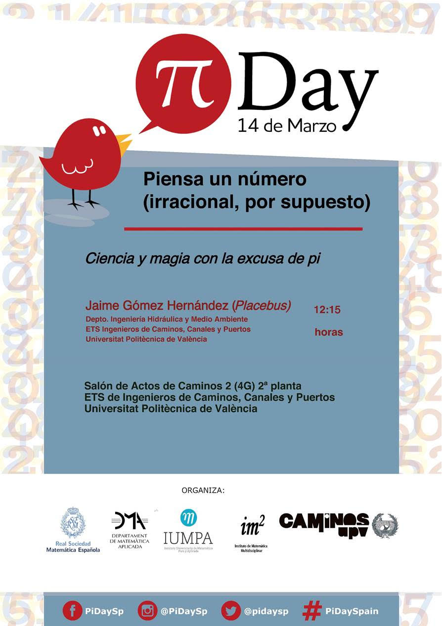 Dia de pi · matemagia - El Rincón de Jaime Gómez-Hernández